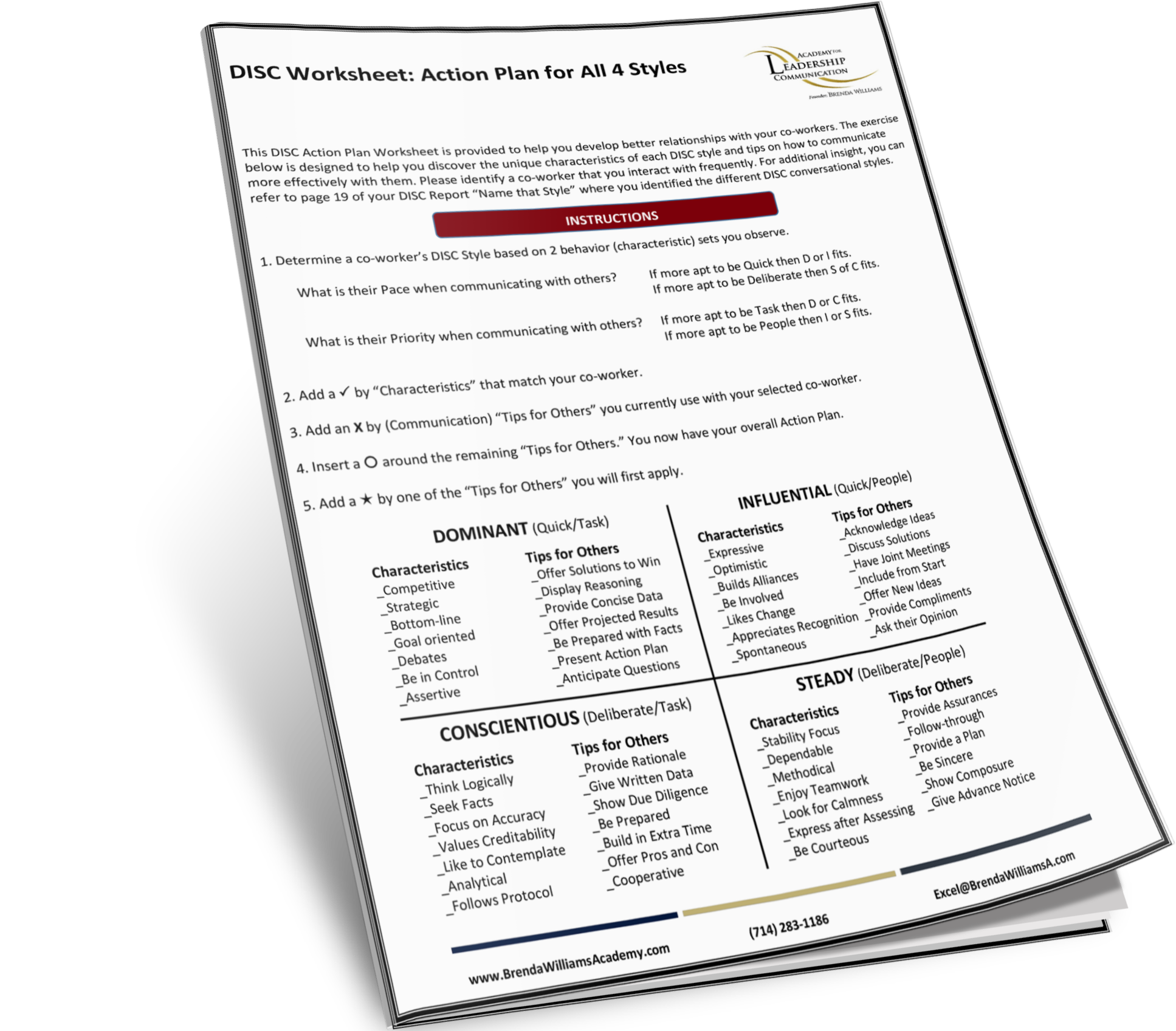 DISC Tips Member - Brenda Williams